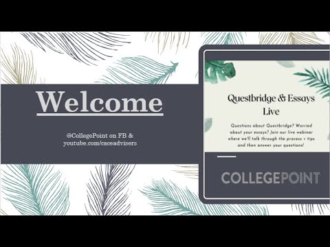 QuestBridge & Essays Live - YouTube