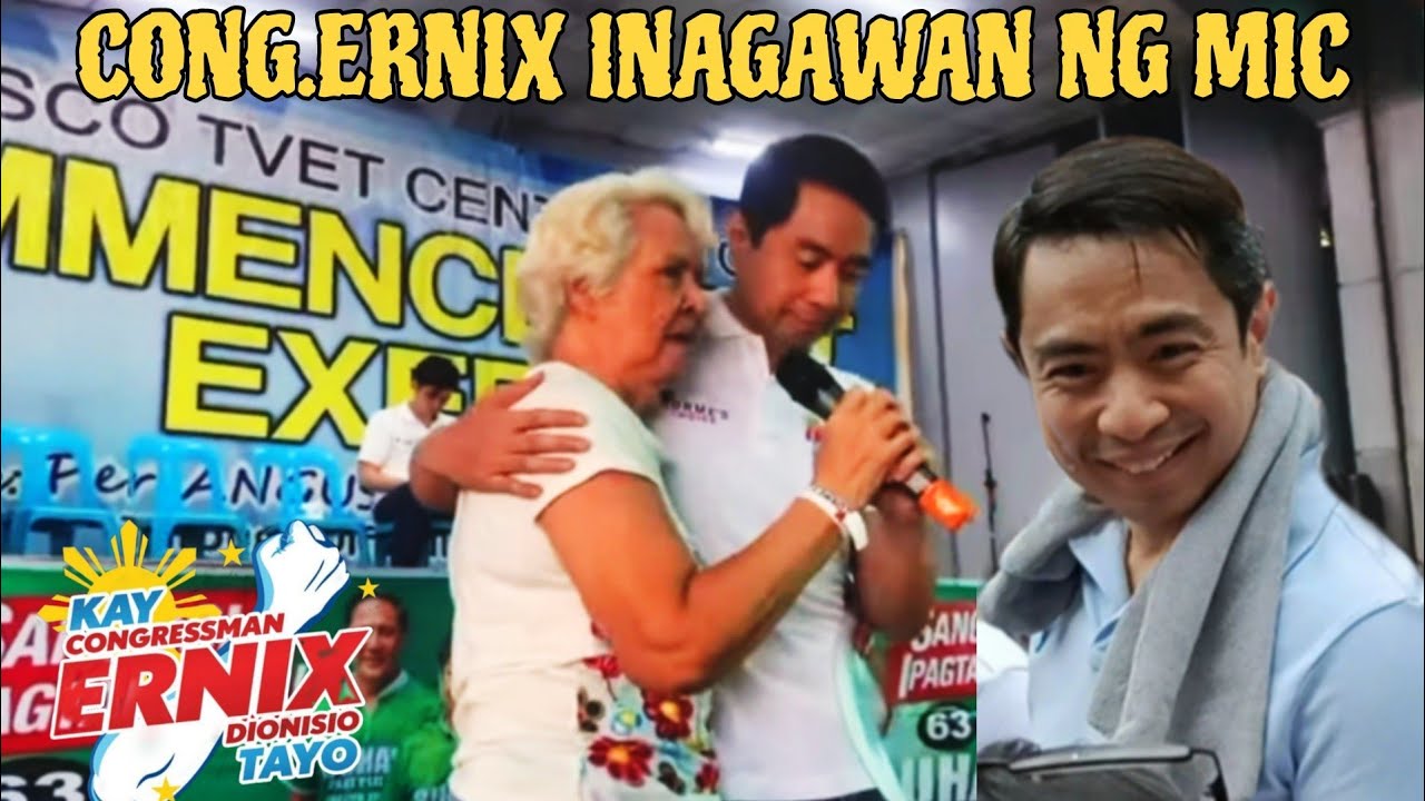 CONG.ERNIX DIONISIO HALOS MAIYAK INAGAWAN NG MIC SA KARAMIHAN NG TAO ...