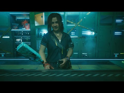 Cyberpunk 2077 Ordering the drink named after V