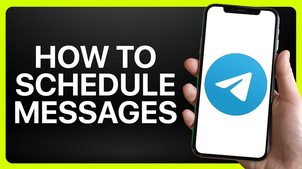 How To Schedule Messages in Telegram ! Tutorial - YouTube