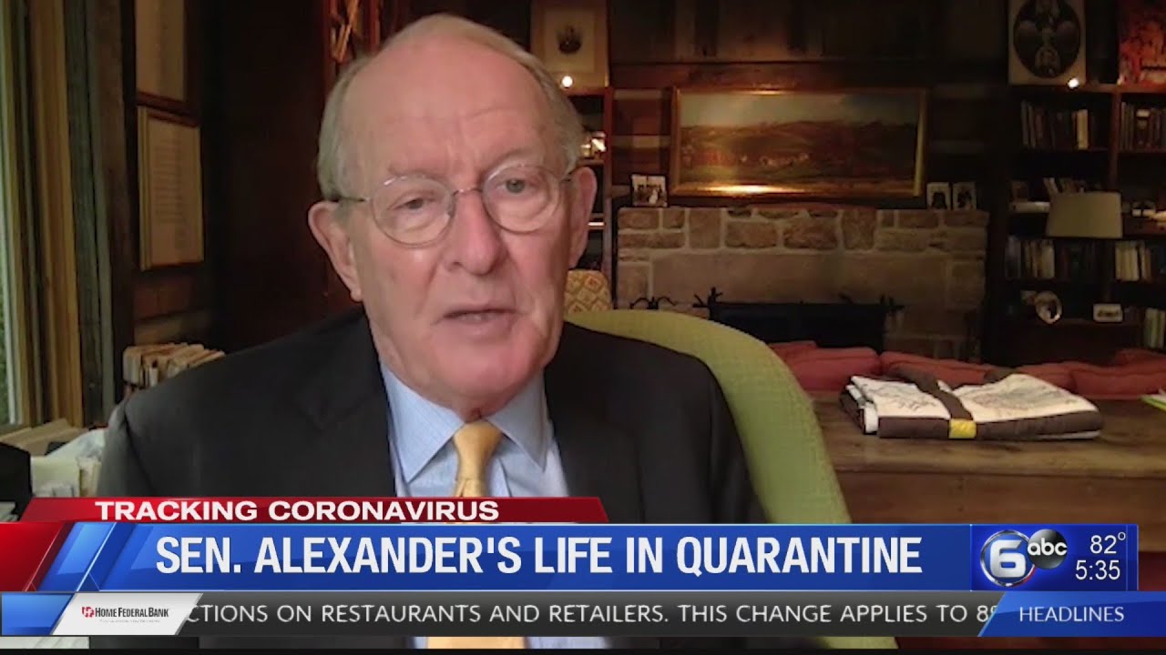 Sen. Alexander working through quarantine - YouTube