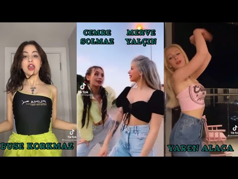 EN YENİ TİKTOK DANS AKIMI EFSANE TİKTOKLAR (CEMRE SOLMAZ, YAREN ALACA, MERVE YALÇIN)