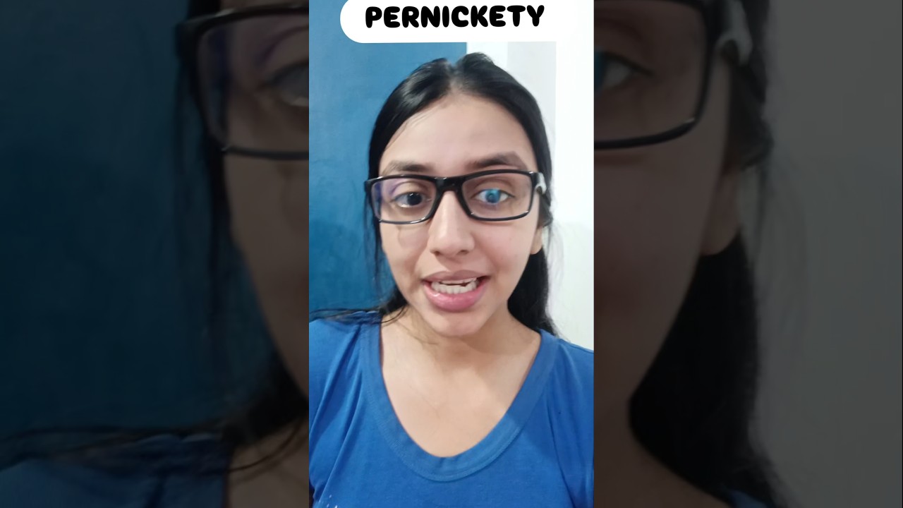 WOD-: PERNICKETY #englishvocabulary #career #manager #wordoftheday # ...