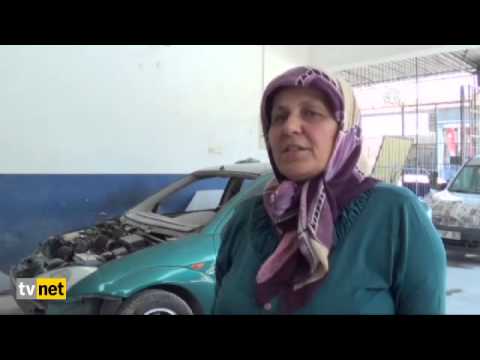 İşte 'Efeler diyarı'nın kadın kaporta ustası