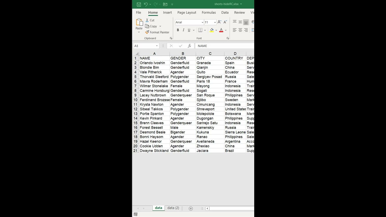 Show Only Few Rows Or Columns Excel Shorts YouTube Show Only Few Rows Or Columns Excel Shorts YouTube
