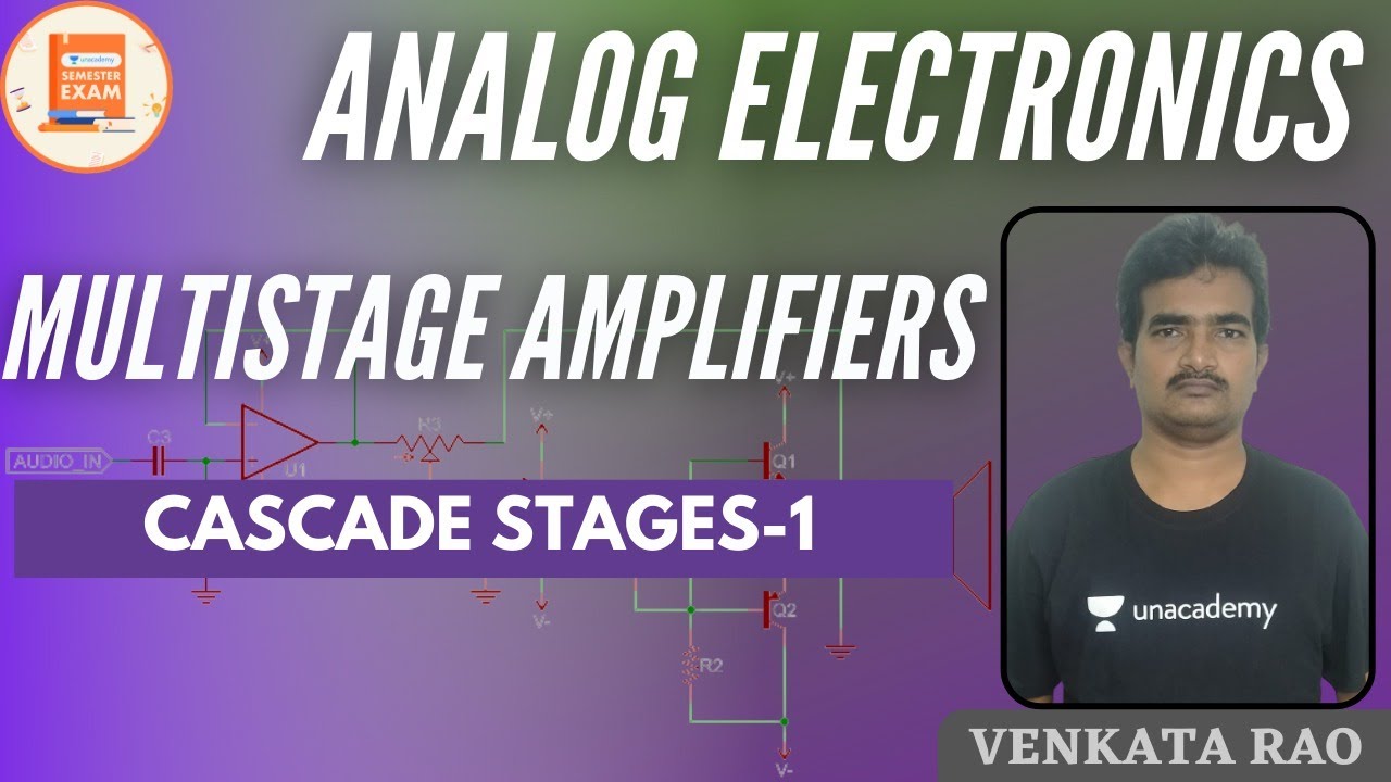 Cascade stages-1 | Multistage amplifiers | FET Amplifiers | GATE & ESE ...