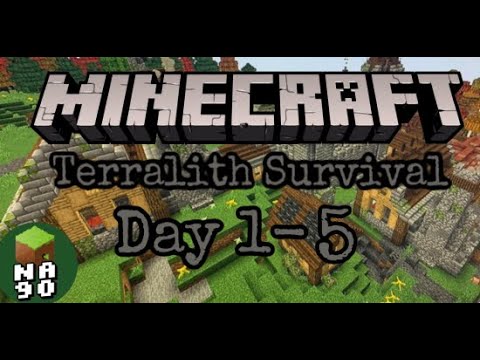 Minecraft Terralith Survival 100 Days Day 1-10 - YouTube