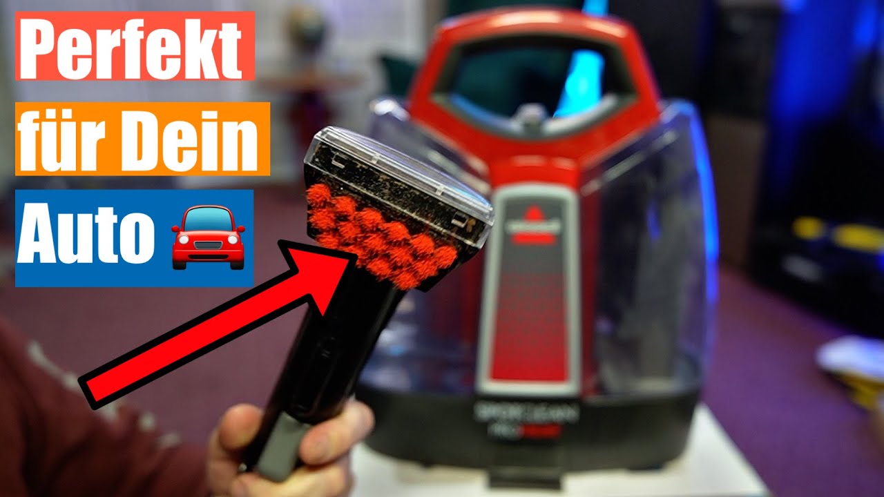 Polster Reinigen im Auto Polstereinigungsgerät Flecken entfernen ...