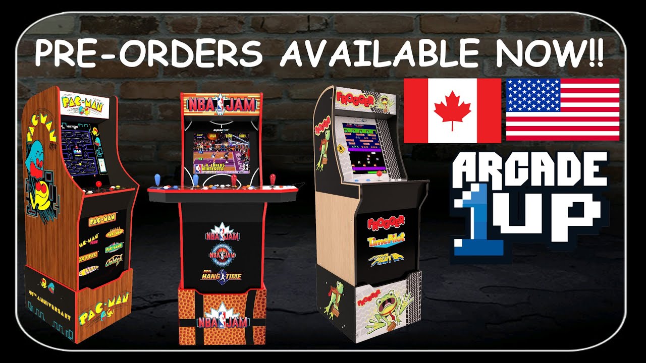 2020 Arcade1UP Pre Orders Available NOW!! - NBA Jam - Pac-Man - Frogger ...
