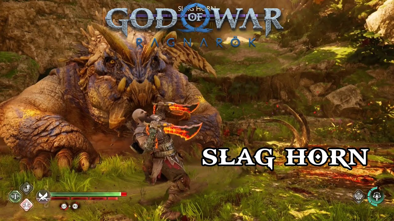 Slag Horn God of War Ragnarok - YouTube