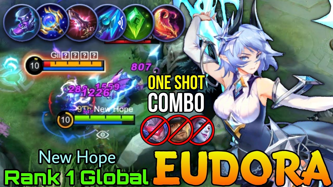 One Shot Combo Eudora Super Deadly Mage! - Top 1 Global Eudora by ...
