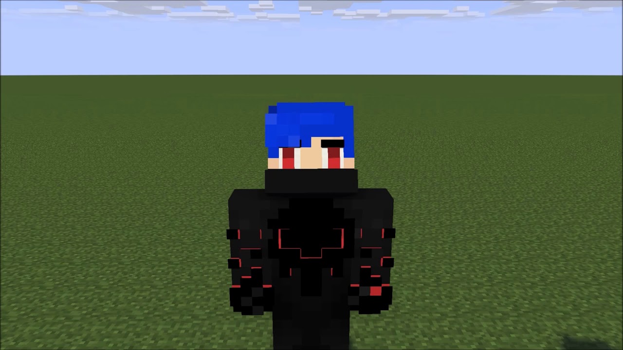 Minecraft animation eyes moving test experiment - YouTube