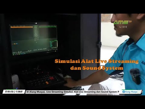 Simulasi Alat Live Streaming Portable dan Sound System Pesanaan IKRAR ...