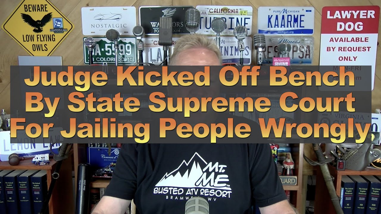 Judge Kicked Off Bench By State Supreme Court For Jailing People ...