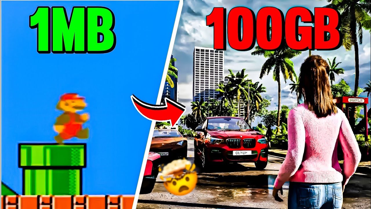 1MB To 100GB Games ON MOBILE🤯 #2 - YouTube