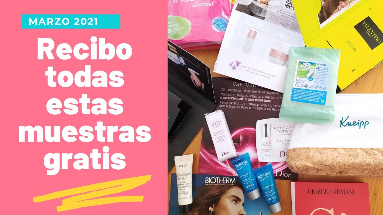 Muestras Gratis a domicilio de Marzo 2021 | Consigo todas estas ...