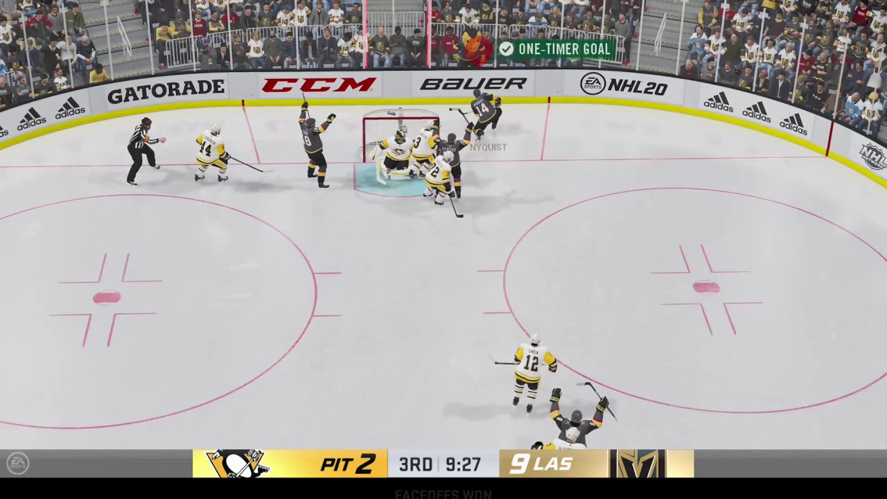 Great one timer in NHL 20 NHL ultimate team - YouTube