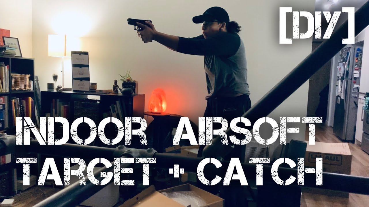 [ DIY ] Indoor Airsoft Target + Catch - YouTube