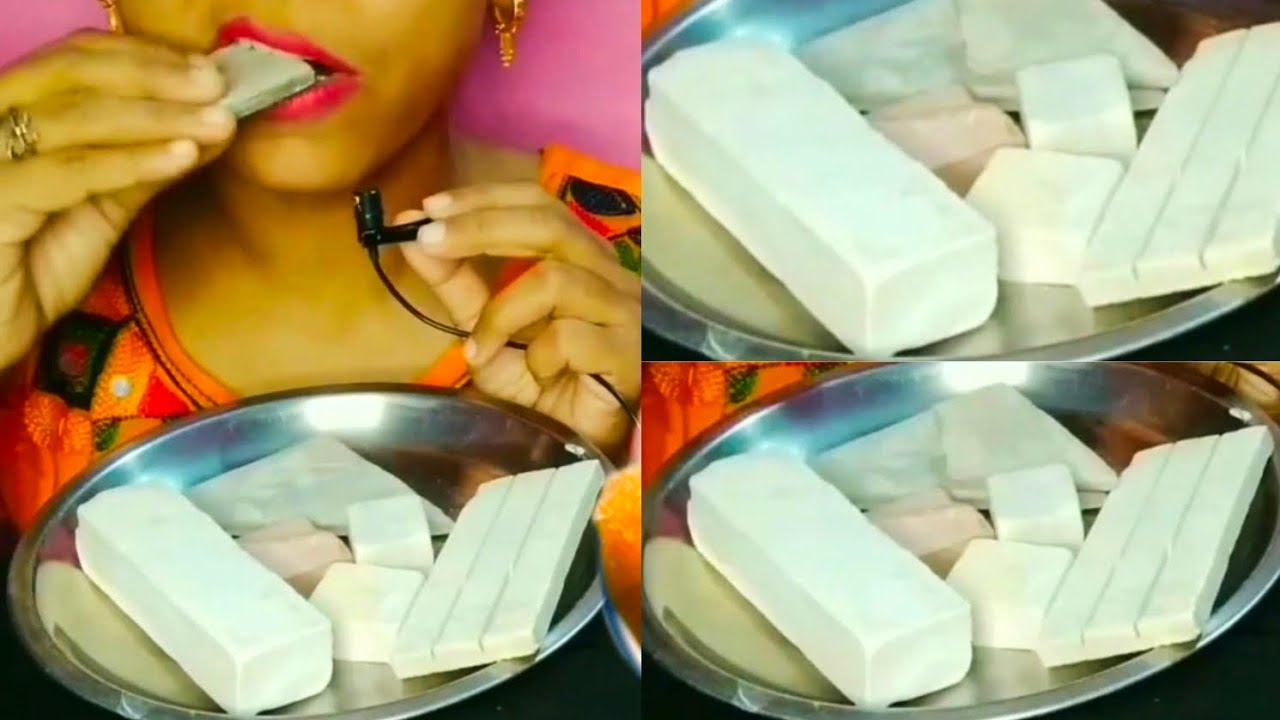 white slate bar|| KitKat bar slate cubes crunch loud sound dry crunch # ...