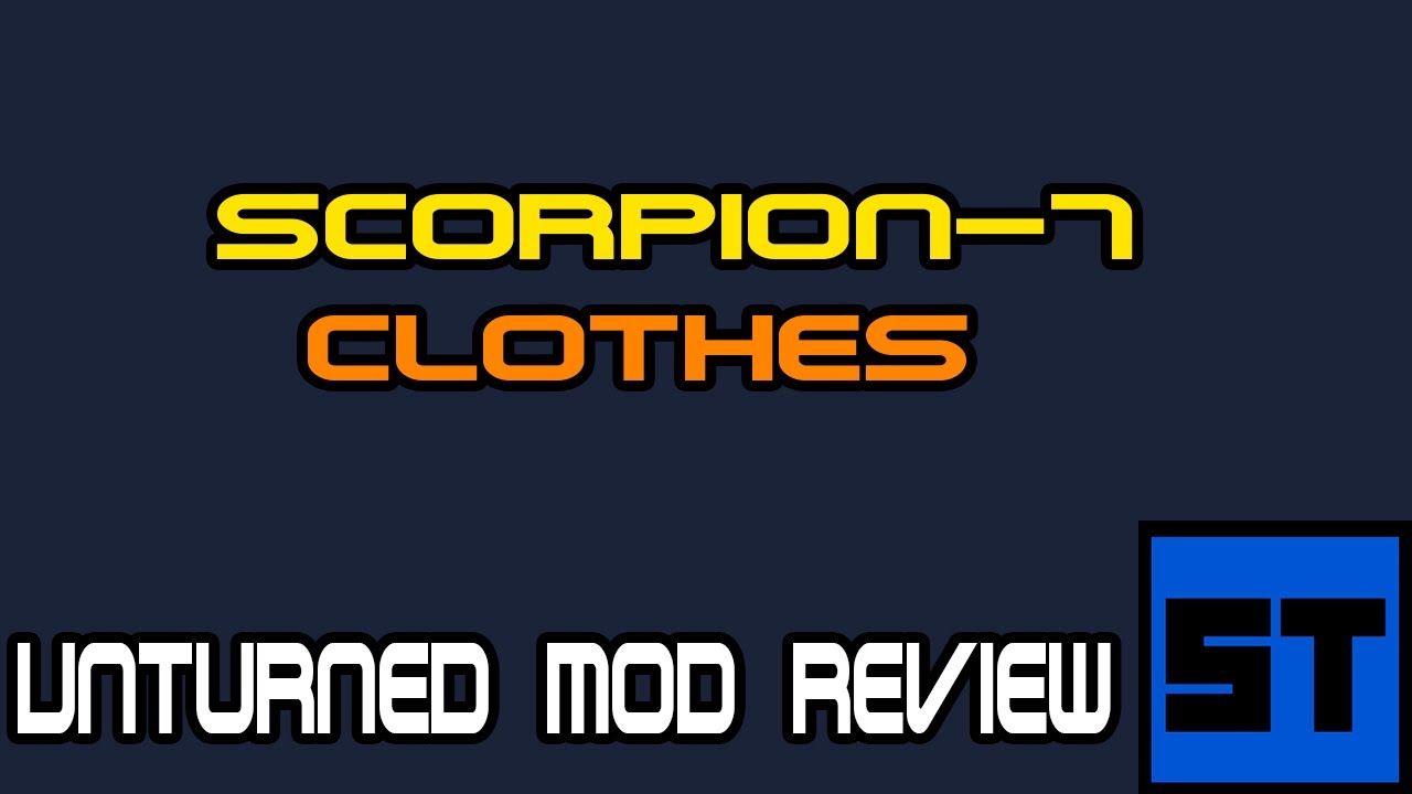 Unturned Mod Review Scorpion-7 Clothes [No commentary] - YouTube