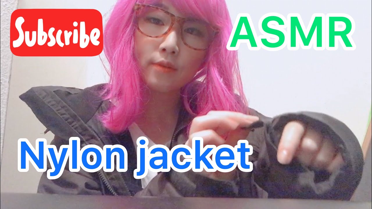 【ASMR】down jacket, windbreaker, rain jacket, rubbing, Velcro, hook and ...