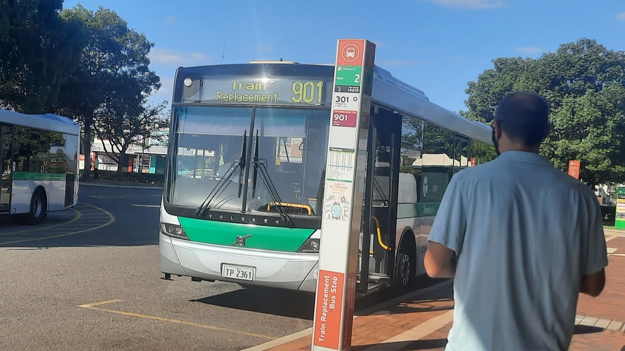[Saving Midland] Transperth Bus Route No. 901 (TP2361) Perth Busport to ...