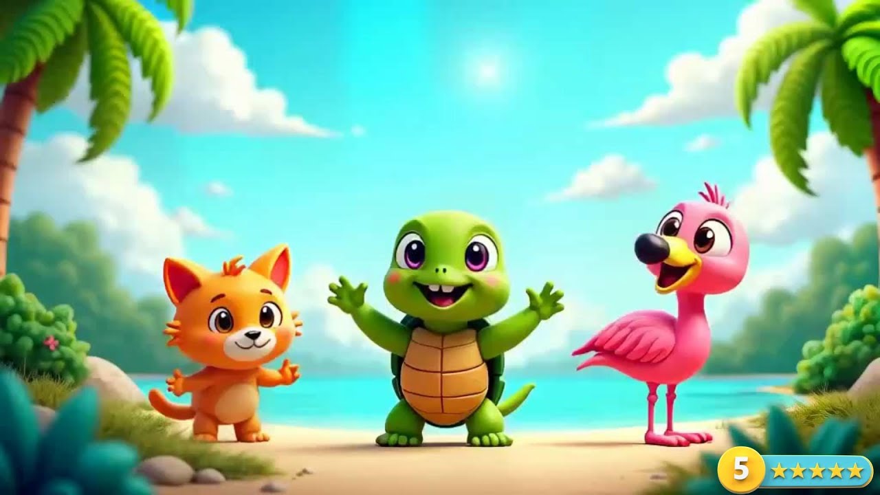 Green Turtle, Green Turtle - Fun Animal Song for Kids | Learn Colors ...
