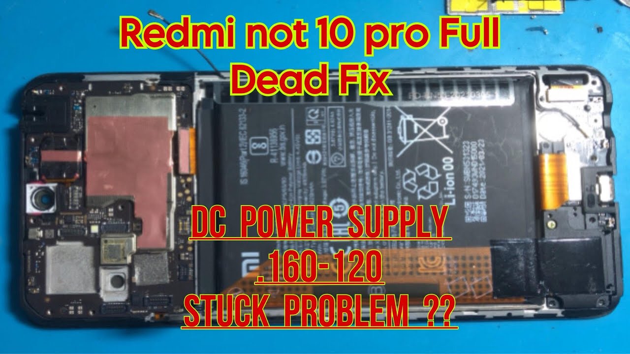 Redmi note 10 Pro full dead solution do not turn on 💯% - YouTube