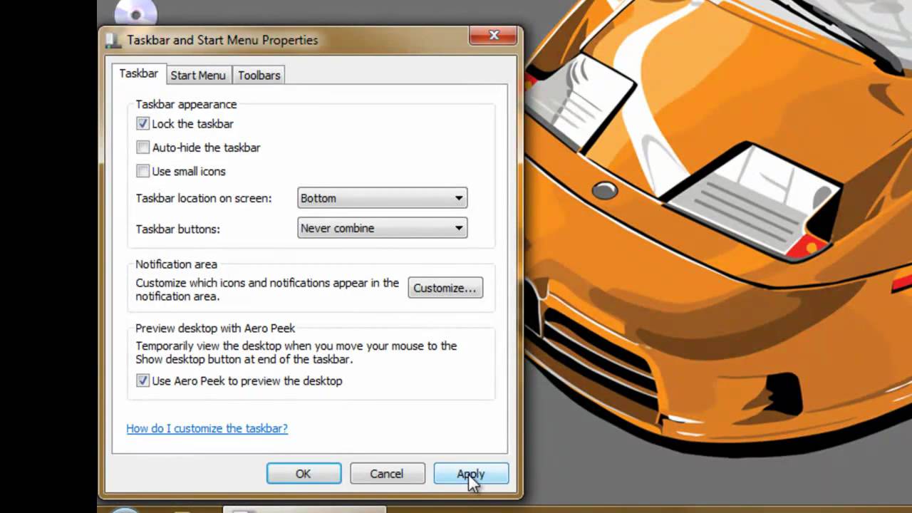 Show Labels on the taskbar in windows 7 - YouTube