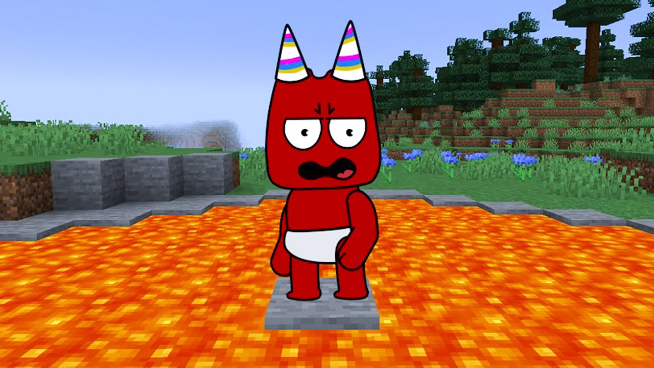 BanBan gets a bad spawn in Minecraft - YouTube