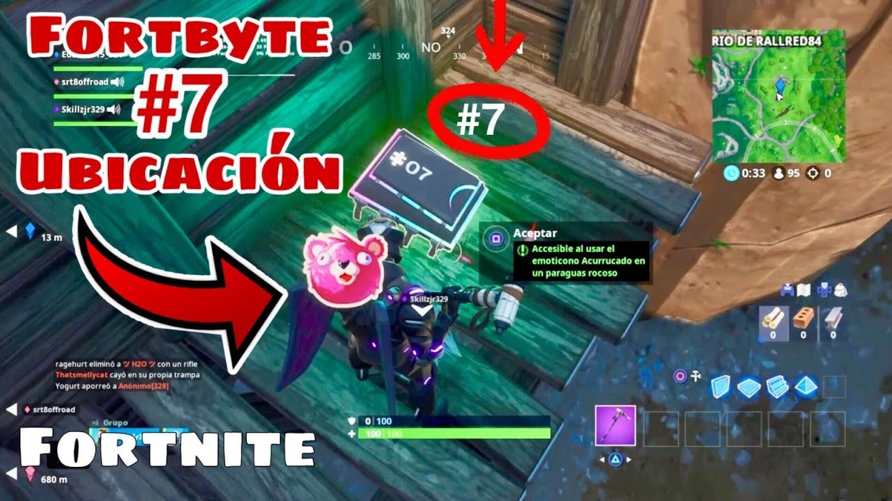 FORTNITE FORTBYTE #7 UBICACIÓN (Accesible al usar el emoticono ...
