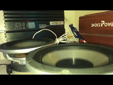 Oxsawa 20 cm 140 rms çift  subwoofer bass test 1