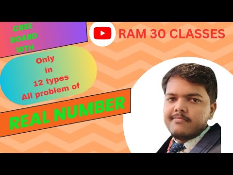 Real number (All problem solved in only 12 types) - YouTube