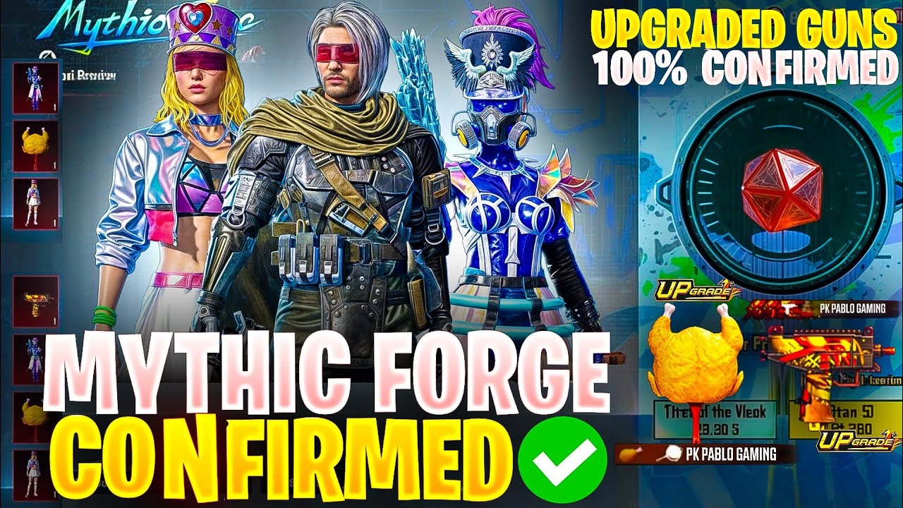 Next Mythic Forge Confirmed | 3.7 Update Mythic forge | PUBGM - YouTube