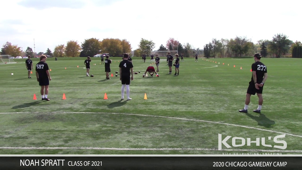 Noah Spratt Chicago Game Day Camp 2020 - YouTube
