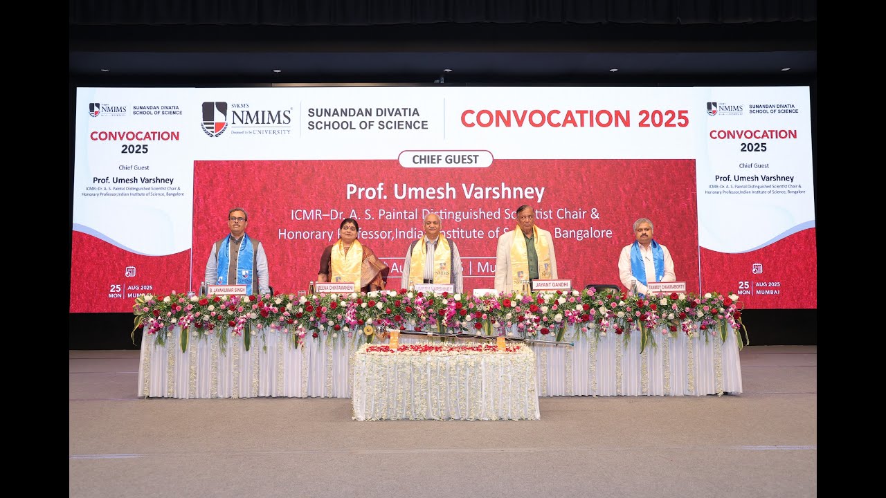 NMIMS School of Science - Convocation 2025 - YouTube