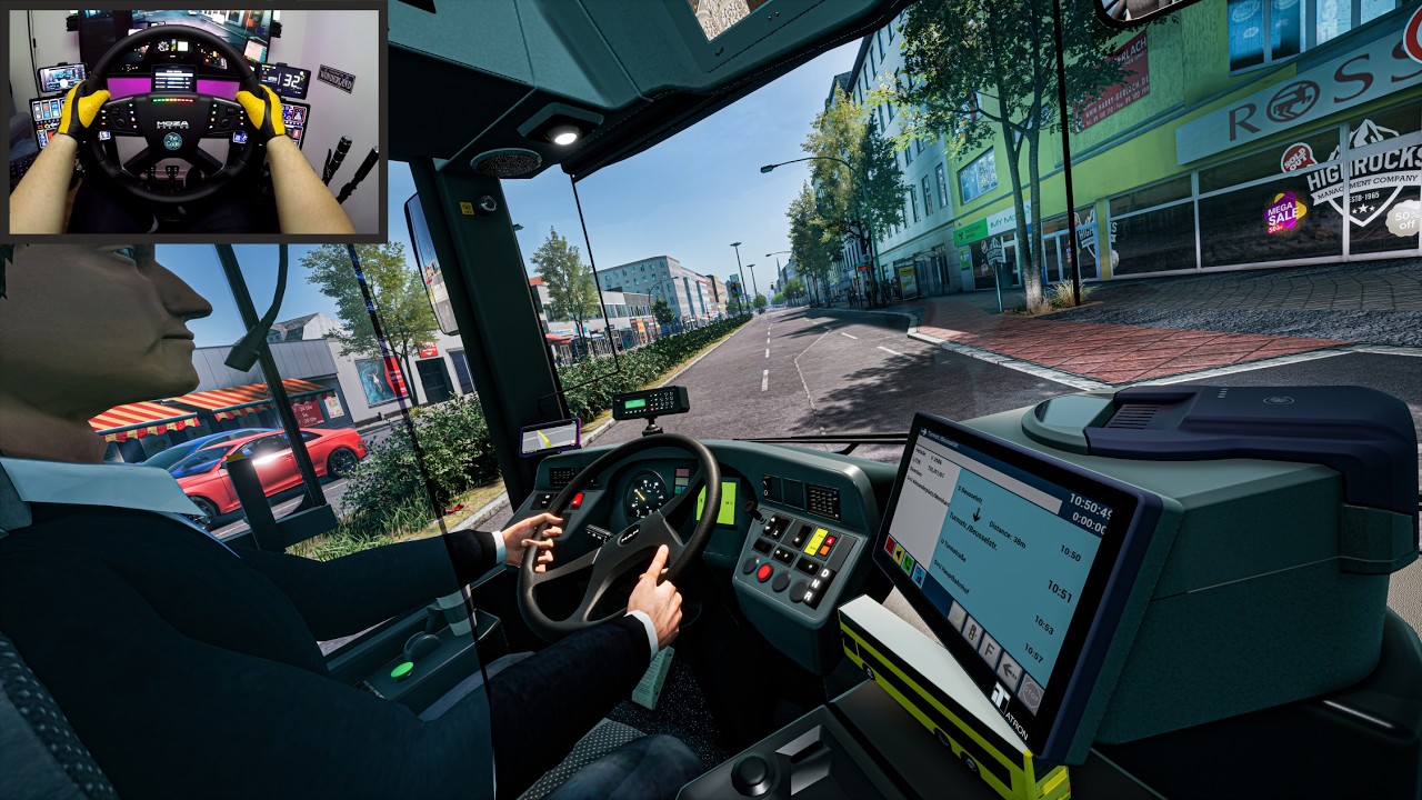 City Bus Ride to the Airport | Passenger Pickups | Double Decker BUS ...