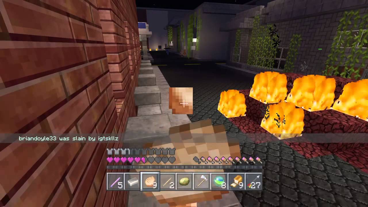 MINECRAFT HUNGER GAMES #3 - DESTROYED CITY (Ps4) - YouTube