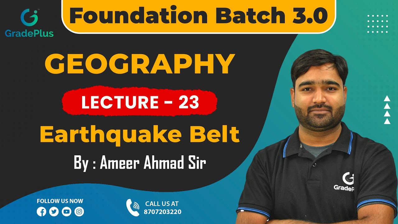 Earthquake Belt | Geology | Geography | GradePlus Academy - YouTube