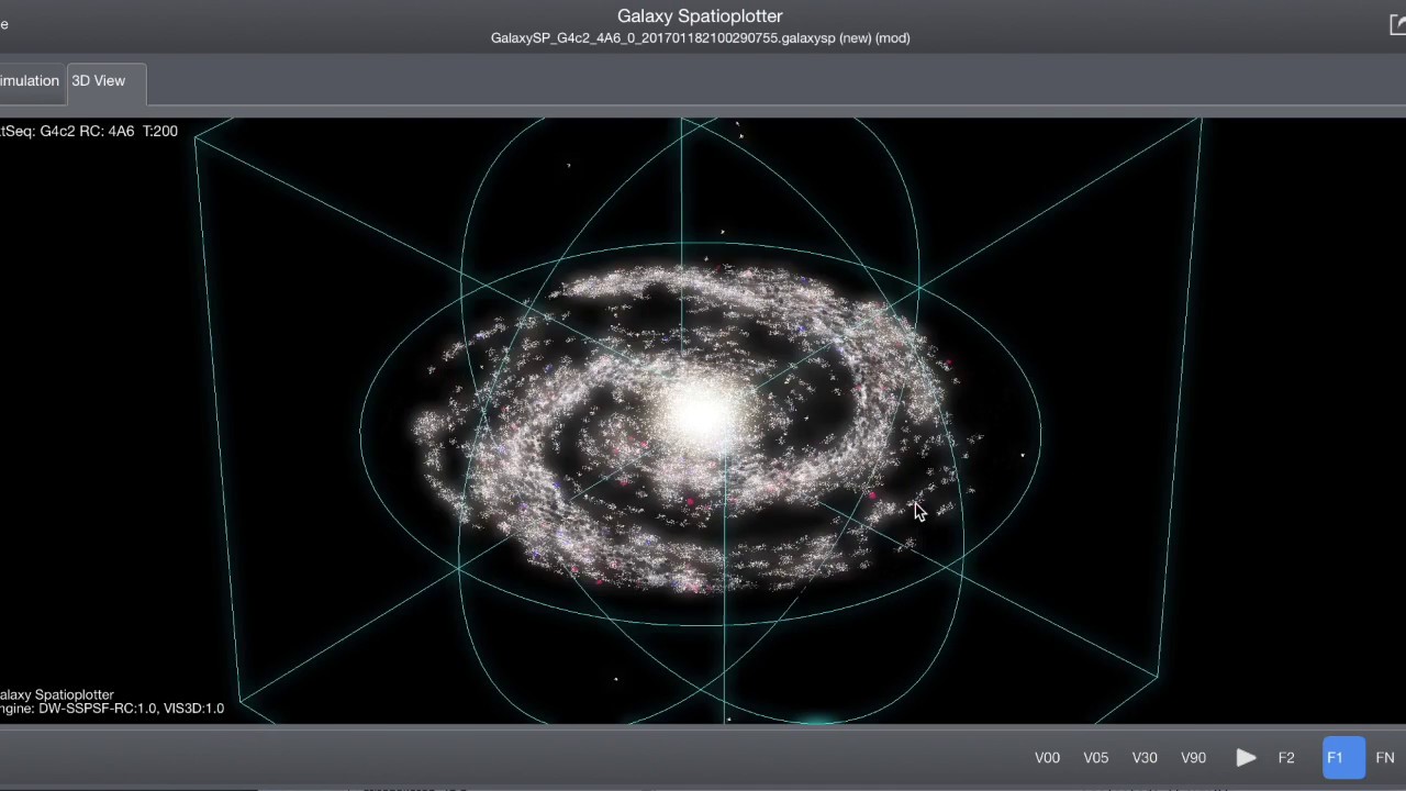 Galaxy Spatioplotter Simulation Introduction 1 - YouTube