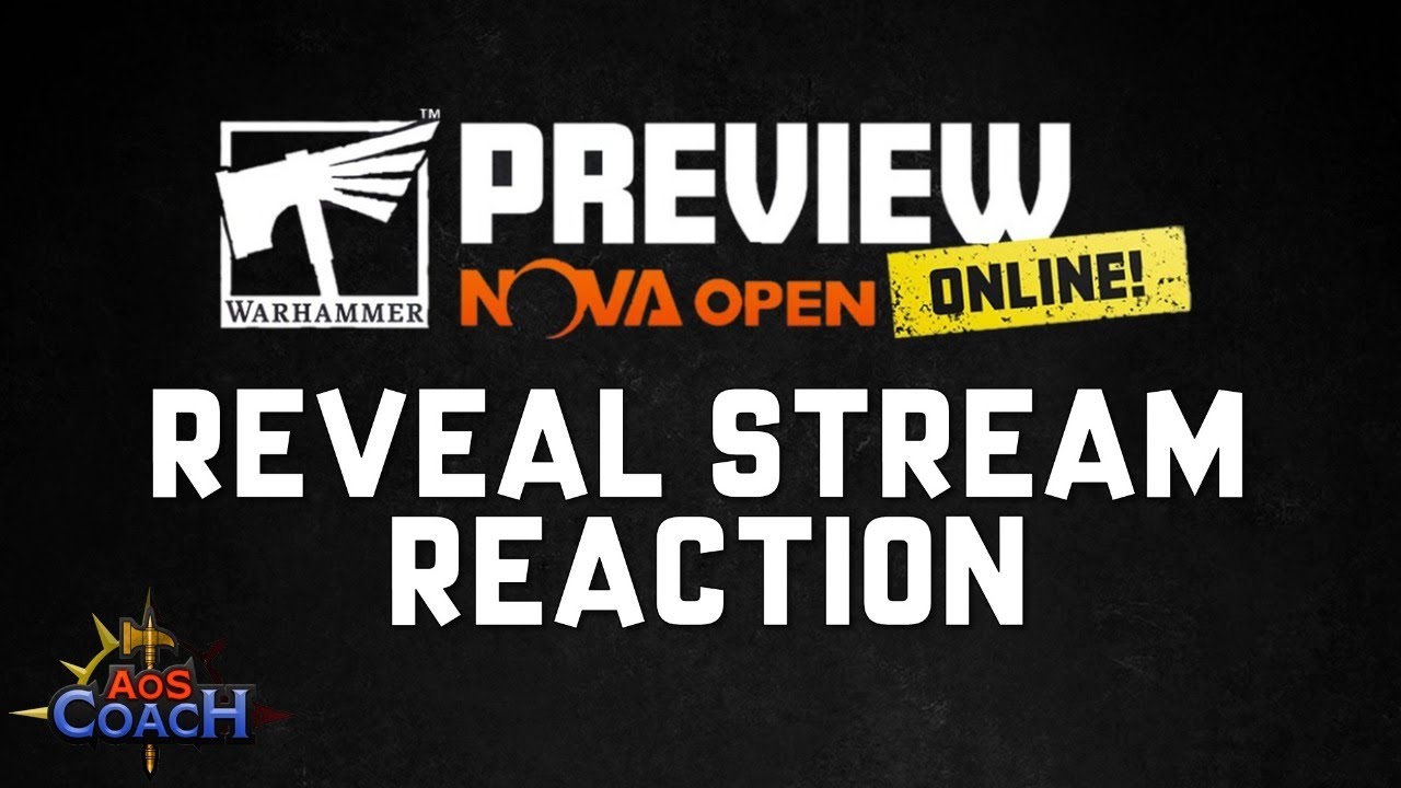 NOVA - Live Warhammer Reveal Reaction Stream - YouTube