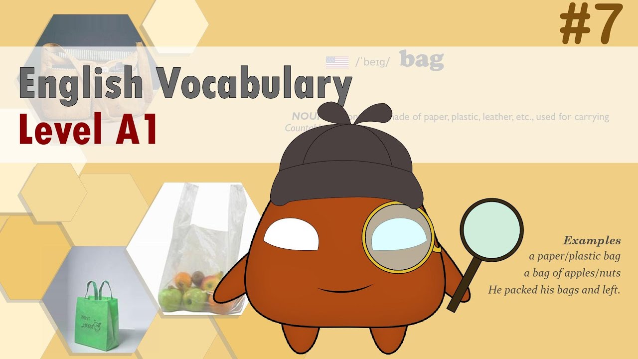 English Vocabulary Simplified: A1 Level for Absolute Beginners #7 - YouTube