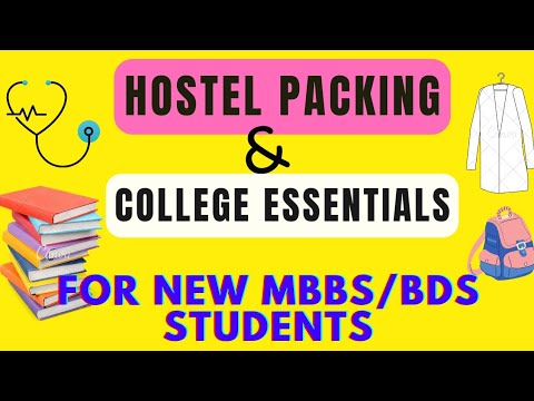 Hostel Packing list and Medical College Essentials |@MahnoorShawal