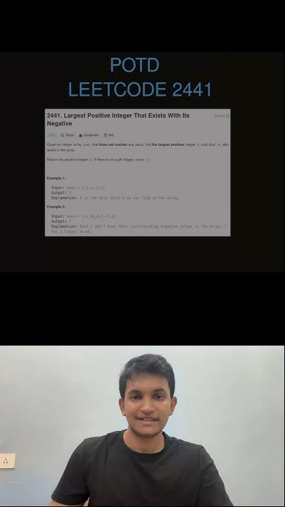 Leetcode 2441 Array Softwareengineer Coding Arraylist Telugu Leetcode Education Youtube