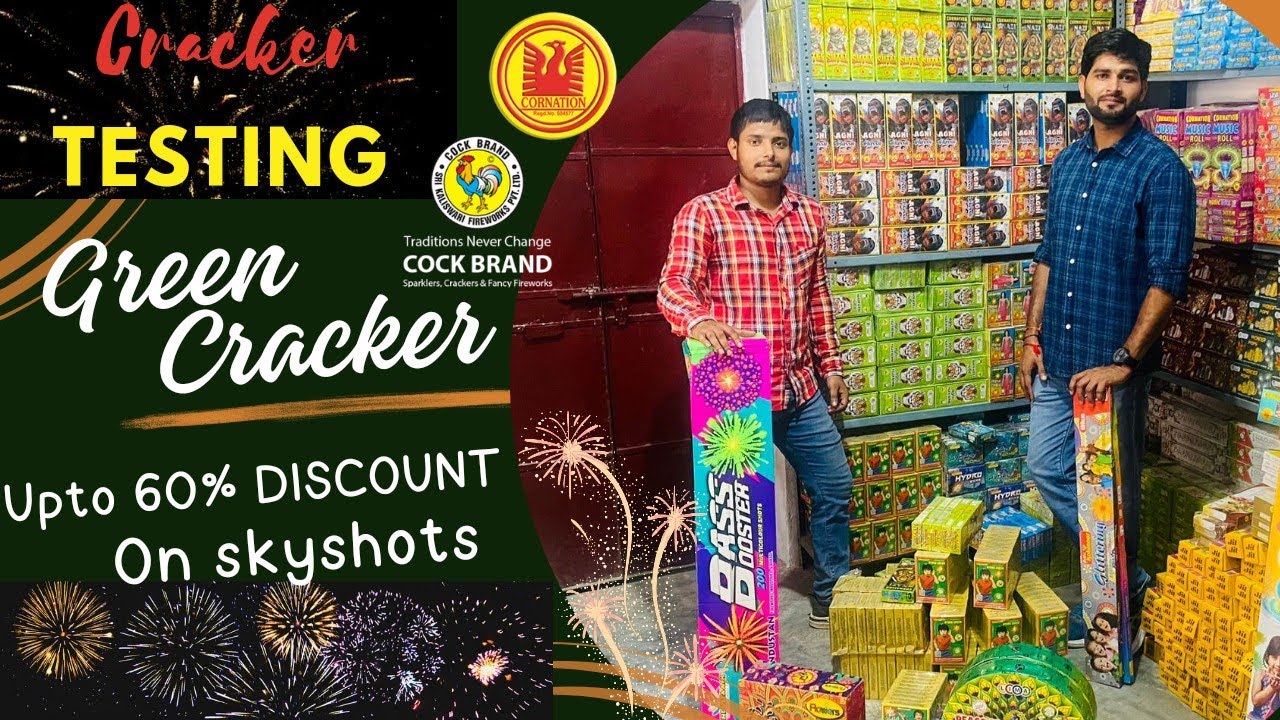 Fancy Crackers 😍Cheapest Cracker Market | 60% Off on Skyshots | Green ...