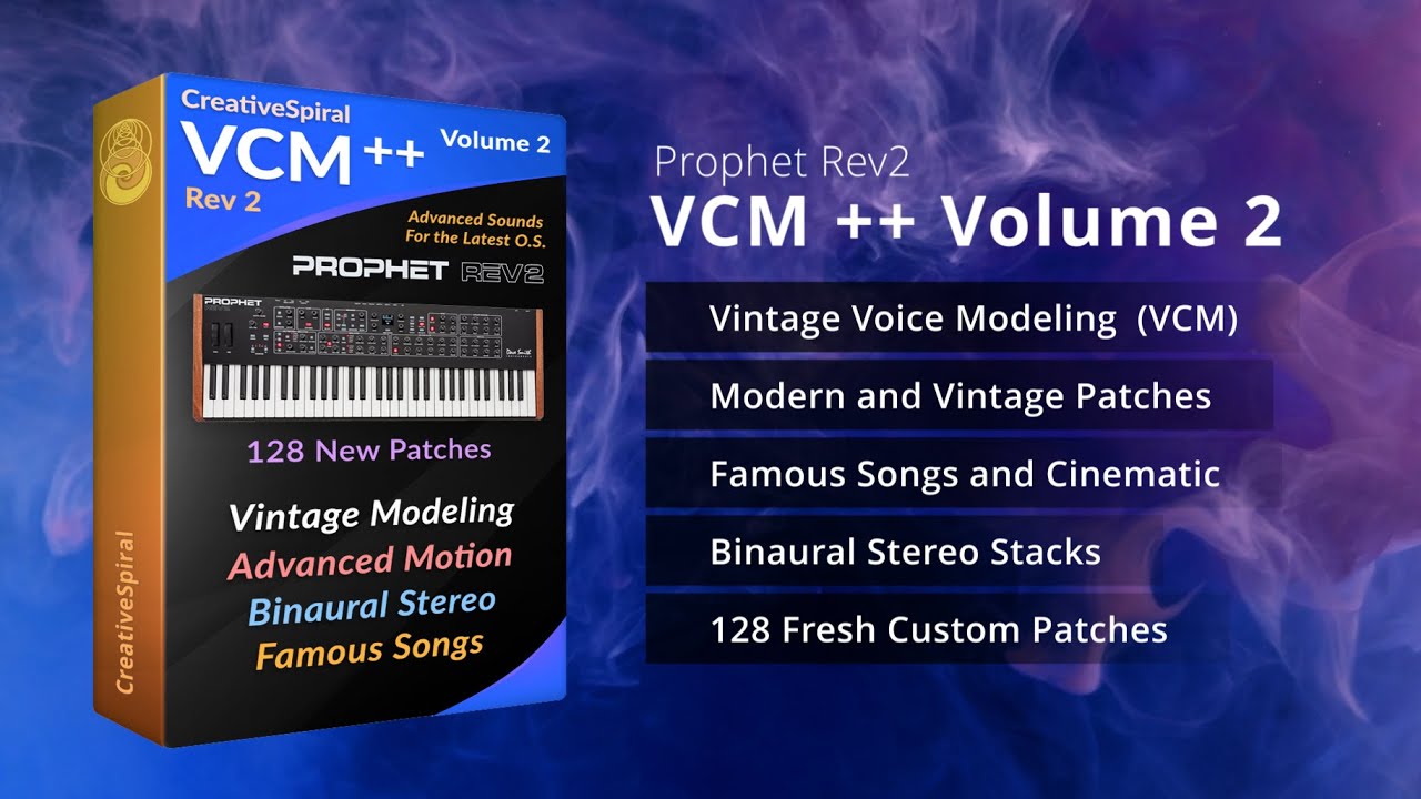 Prophet Rev2 Soundset VCM ++ Volume 2 Patches - YouTube