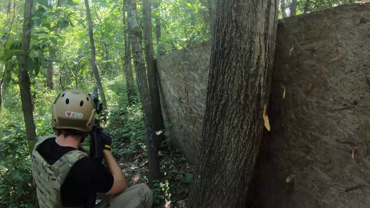 WOLVERINE MTW SBR airsoft at Center Mass Airsoft in kck!! 7 27 19 - YouTube
