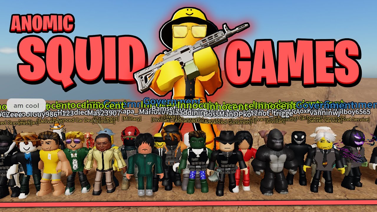 ANOMIC ADMIN SQUID GAMES... | Roblox Anomic - YouTube