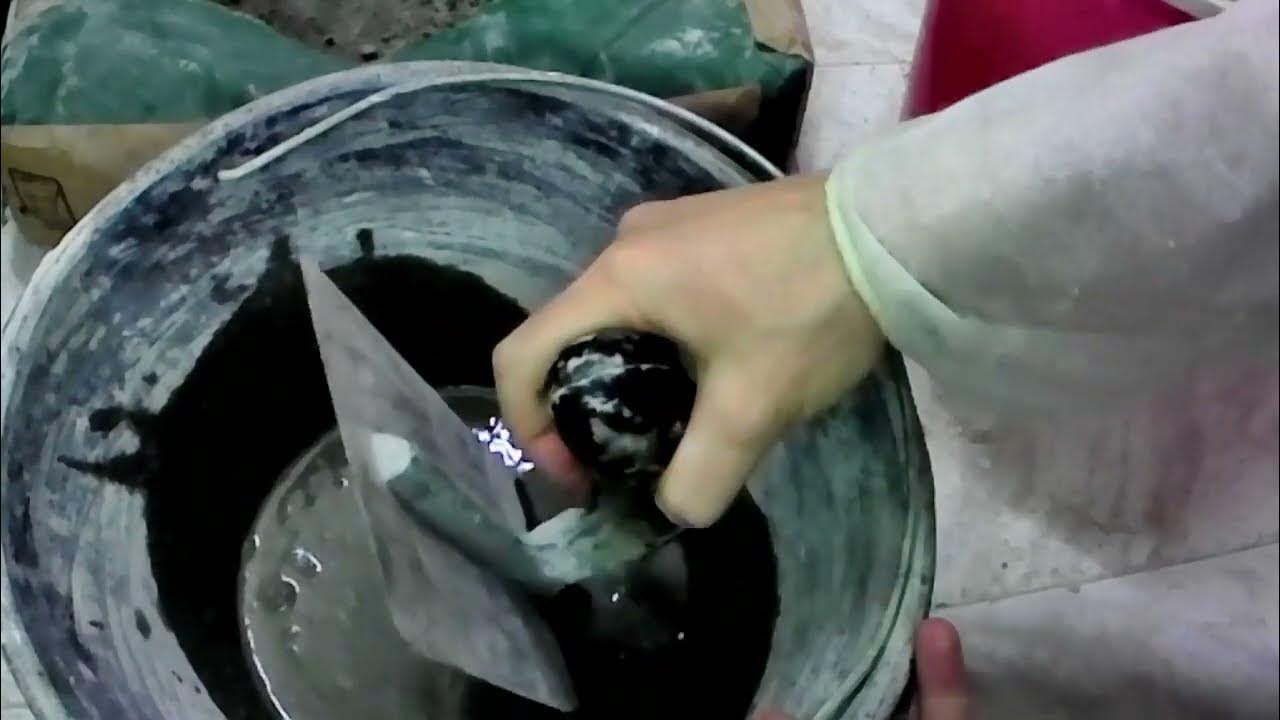 Come impastare il cemento a mano Impara cosa fare da zero-E3 - YouTube