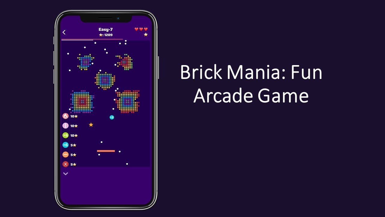 Brick Mania: Fun Arcade Game Gameplay(ANDROID) - YouTube